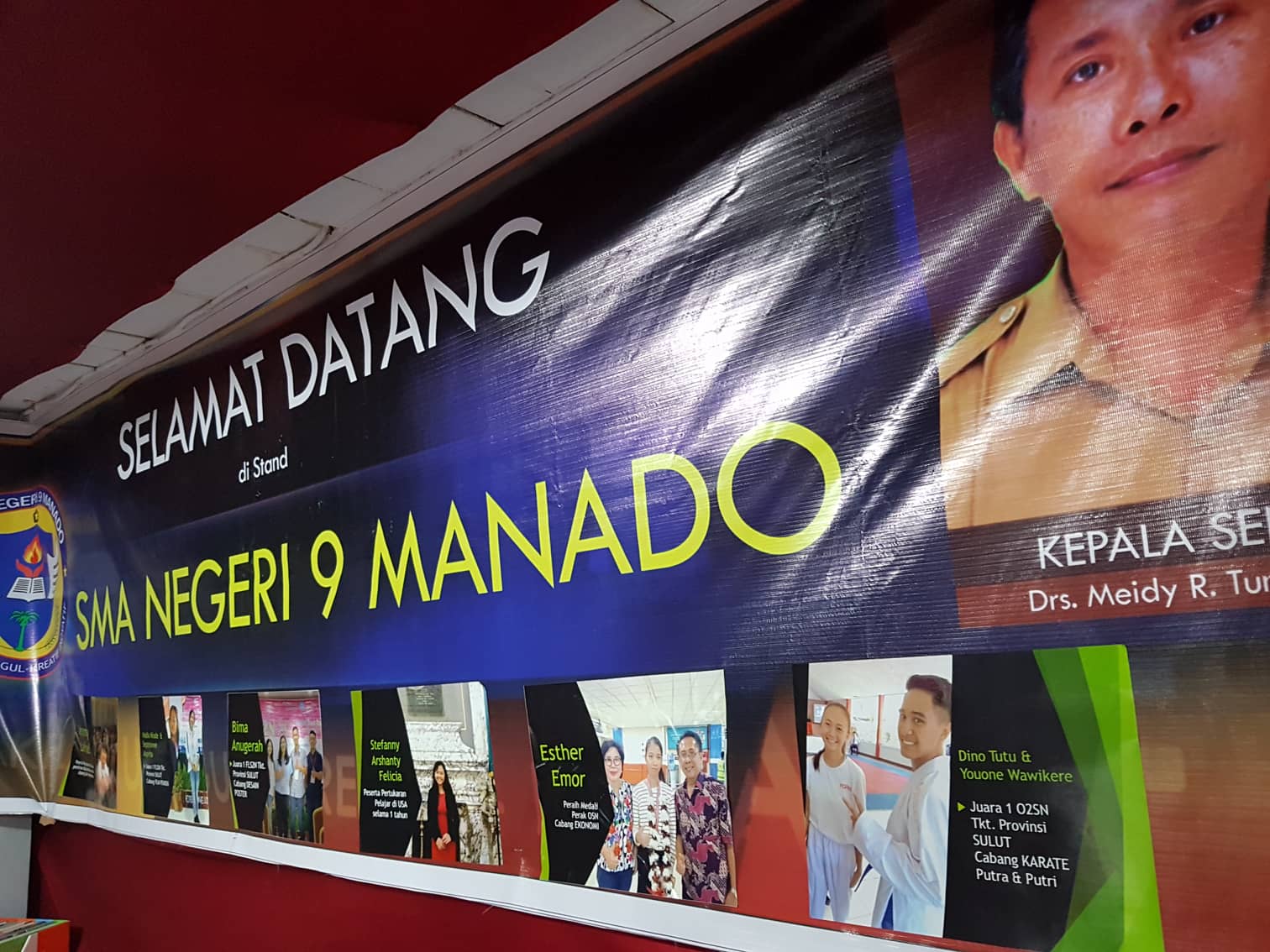 Stand SMA Negeri 9 Manado di Pameran pembangunan HUT SULUT ke 54 ...